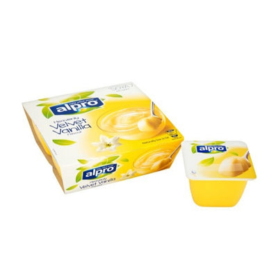 Alpro Dessert Cups 4pk - Velvet Vanilla 500g – Plant Based Distribution