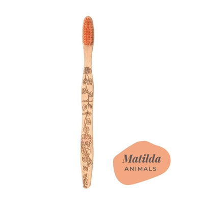 Brush It On Toothbrush - Bamboo - Adult - Matilda – Plant Based ...