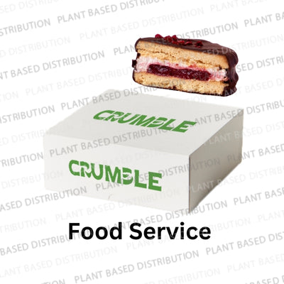 Crumble Foods Raspberry Love Wheel FOOD SERVICE 60g – Plant Based ...