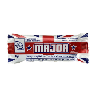 Go Max Go Major Candy Bar (English Toffee) 43g – Plant Based Distribution
