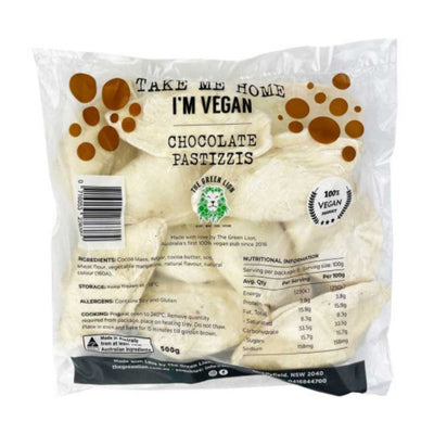 Green Lion Pastizzi - Chocolate 500g - FROZEN – Plant Based Distribution