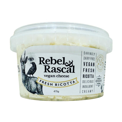 Rebel & Rascal Fresh Ricotta 475g - CHILLED – Plant Based Distribution