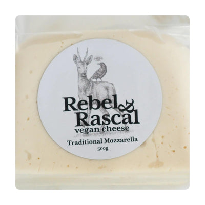 Rebel & Rascal Traditional Mozzarella 500g - CHILLED – Plant Based ...