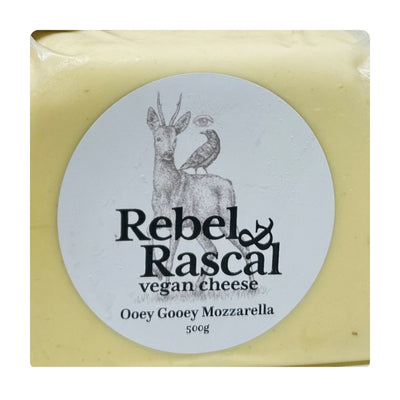 Rebel & Rascal Ooey Gooey Mozzarella 500g - CHILLED – Plant Based ...
